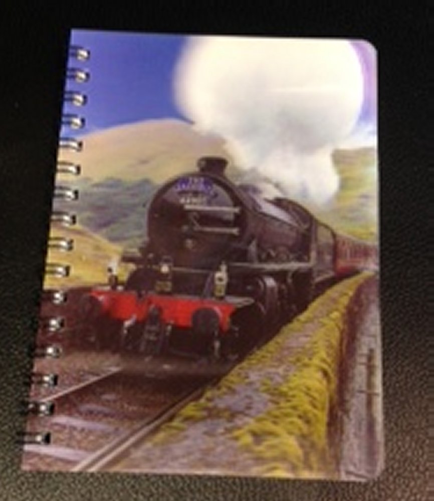 3D Image Notebook - The Jacobite Steam Train - Loch Ness Gifts