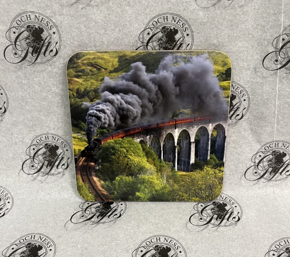 Coaster - Jacobite Steam Train Glenfinnan Viaduct - Loch Ness Gifts