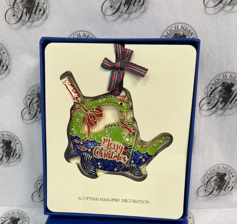 Christmas Decoration - Boxed Nessie the Loch Ness Monster - Loch Ness Gifts